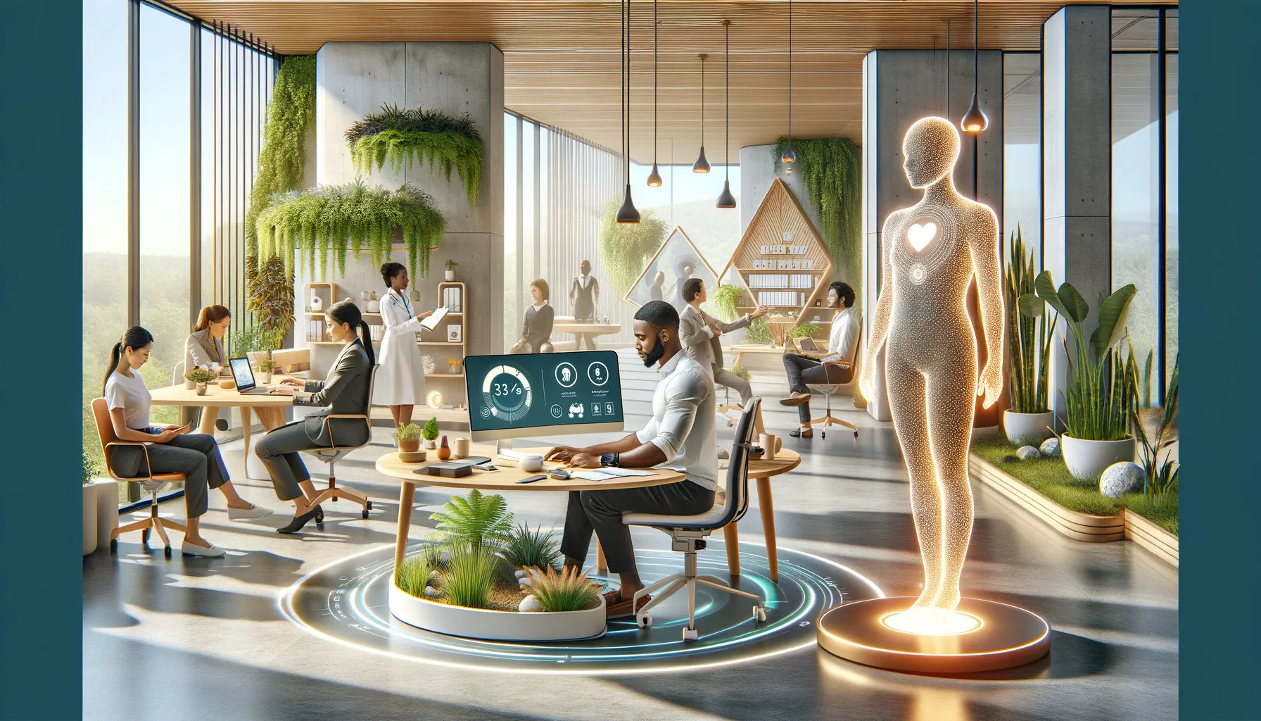 Employee Wellbeing Through AI for achieving perfect 10